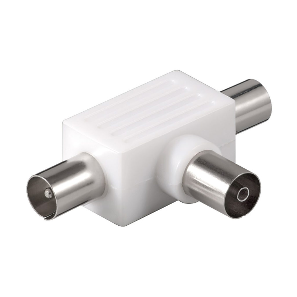 Koax T-Adapter: 2x Koax-Stecker – FILMA-V