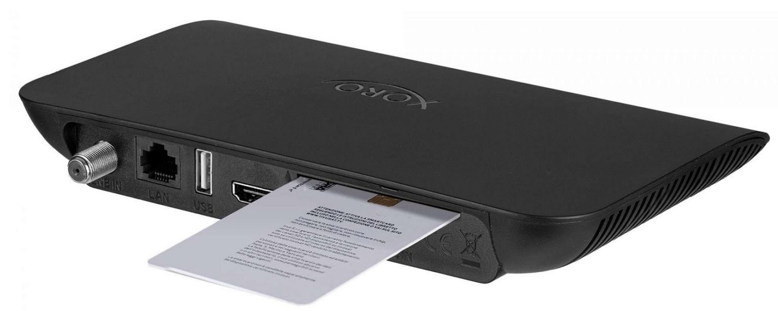 XORO HRS 8830 HD SAT-Receiver mit TIVÙSAT Karte – FILMA-V