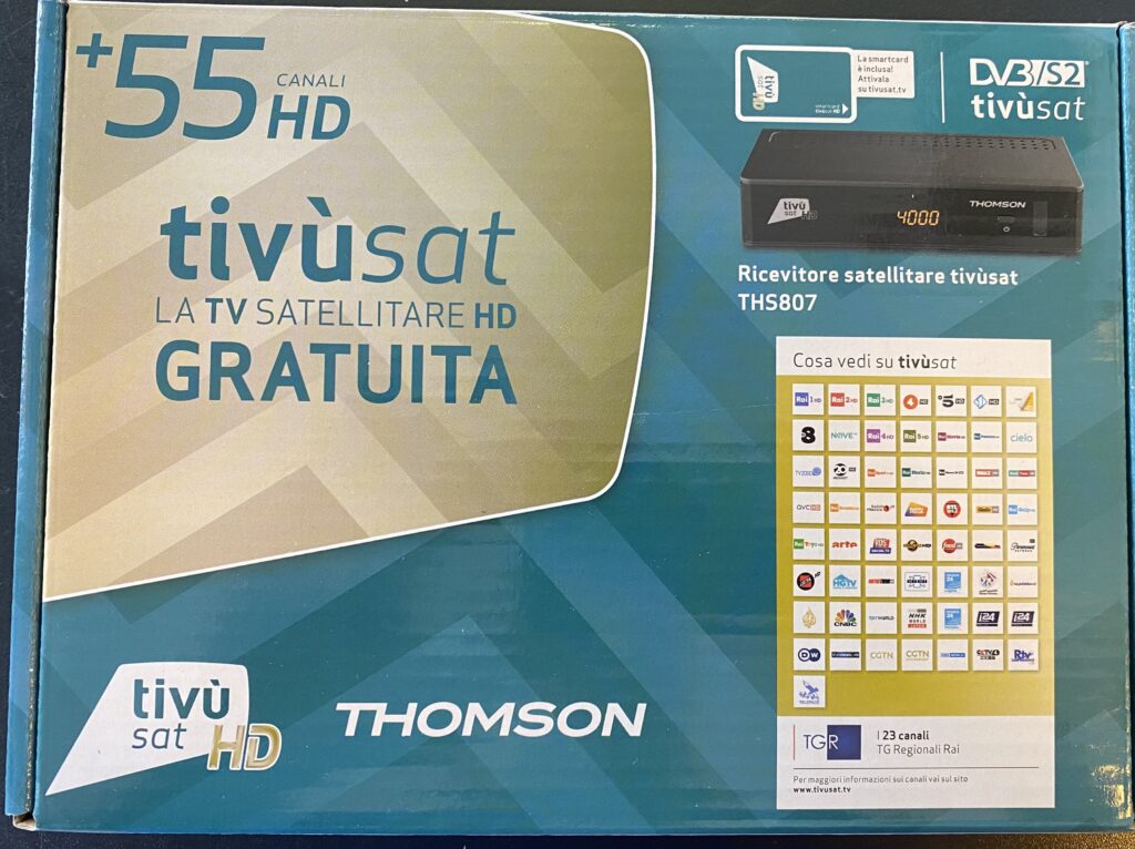 Thomson THS807 Tivusat SAT Receiver – FILMA-V